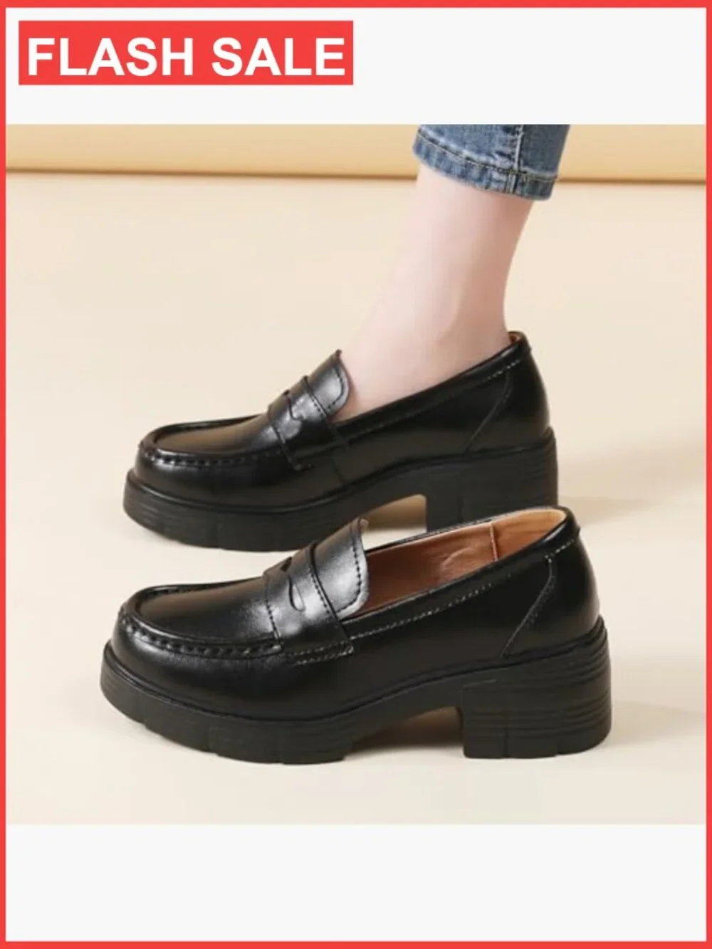 Shoes | Platform Chunky Loafers Slipon Business Casual Comfort Shoes ...